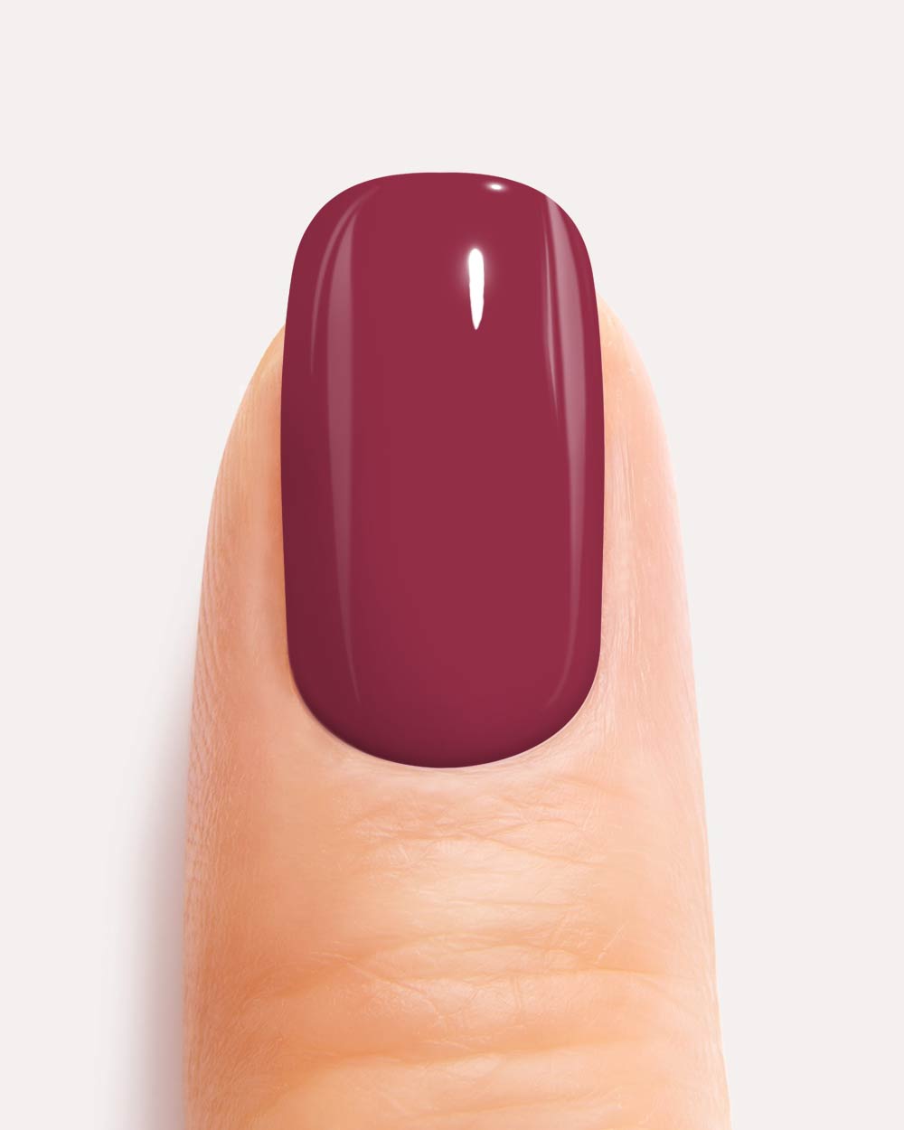 Maniko Nails® „Bordeaux" – Gel Strips Einfarbig Rot