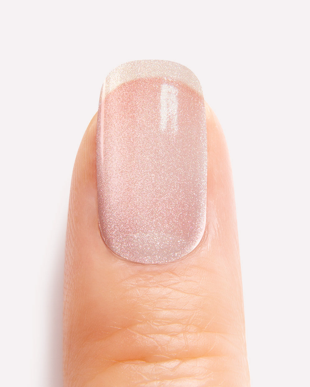 Maniko® „Shimmy Pearl" – Gel Strips Glazed Weiß & Nude